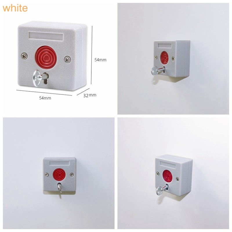 Small emergency panic button with manual key reset alarm SR-A68 – Fire ...